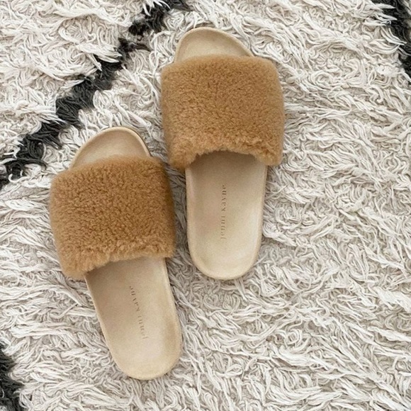 Jenni Kayne | Shoes | Jenni Kayne Shearling Slide Sandal Size 4 11 ...
